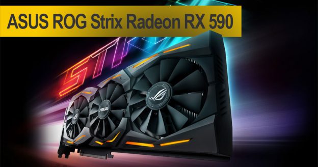 ASUS lança novas placas gráficas ROG Strix Radeon RX 590