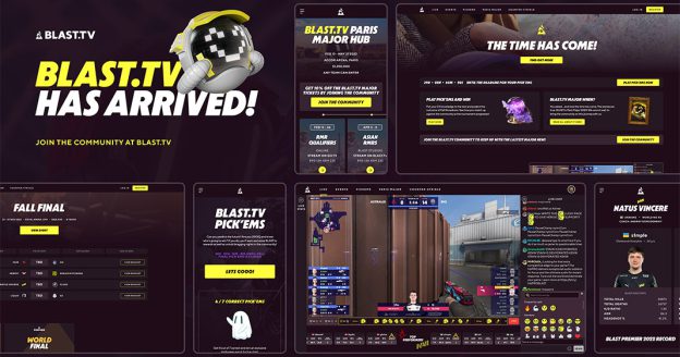 BLAST lança plataforma revolucionária para assistir a esports com BLAST.tv