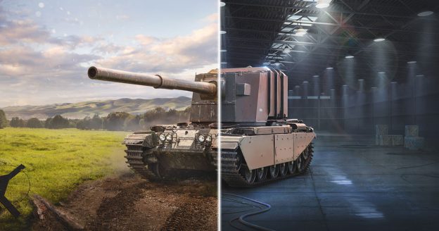 World of Tanks restaura blindado FV4005 para o TANKFEST 2024
