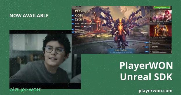 PlayerWON lança kit de desenvolvimento para Unreal Engine no FAB Store